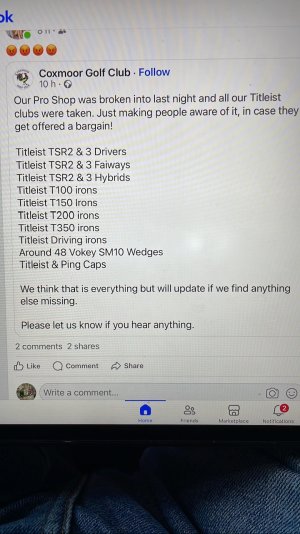 Coxmoor golf club robbery | Golf Monthly